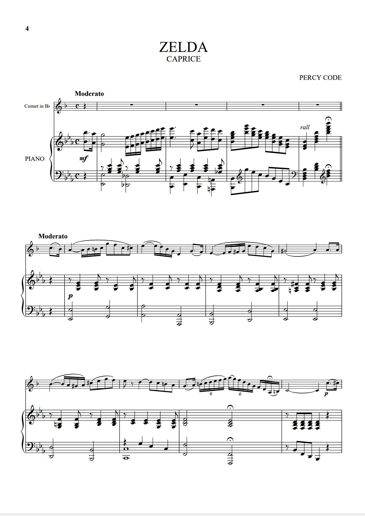 Code, Edward Percival “Percy” – Zelda (Caprice)